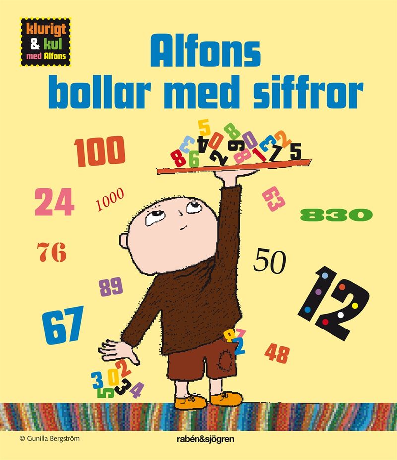 Alfons bollar med siffror av Sofia Hahr på Bookis.com